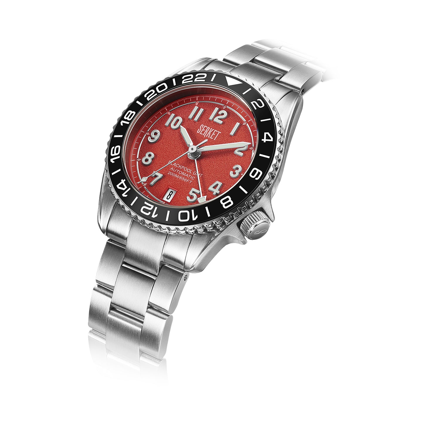Purchase Blackpool GMT Fire Engine Red | Serket Watch Company